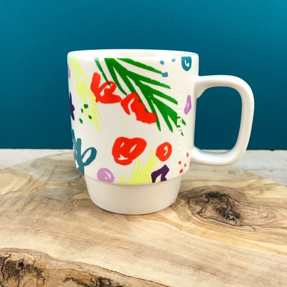 Starbucks | Dining | Starbucks 26 Tropical Botanical Coffee Mug 12 Oz ...
